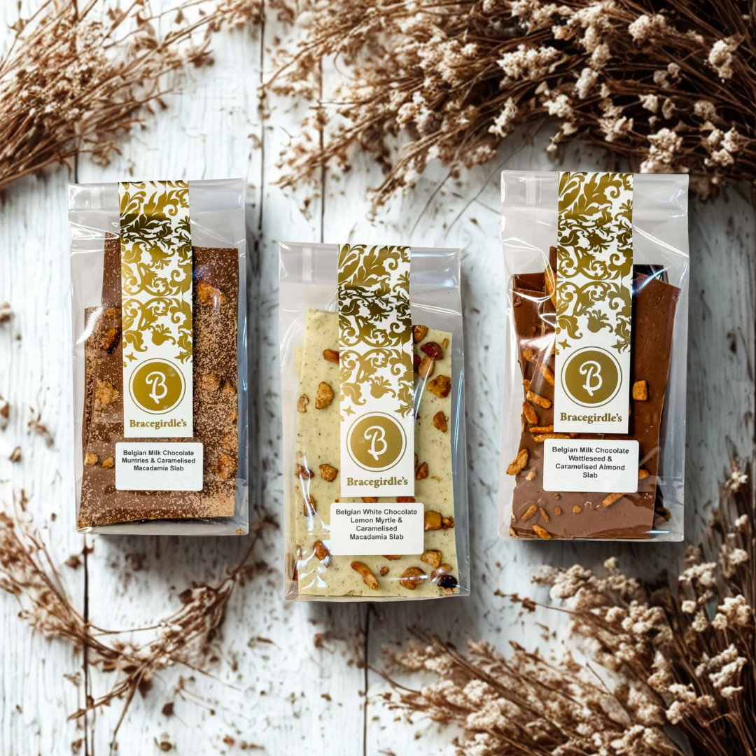 Australian Native Artisan Slabs – Bracegirdle's House Of Fine Chocolate