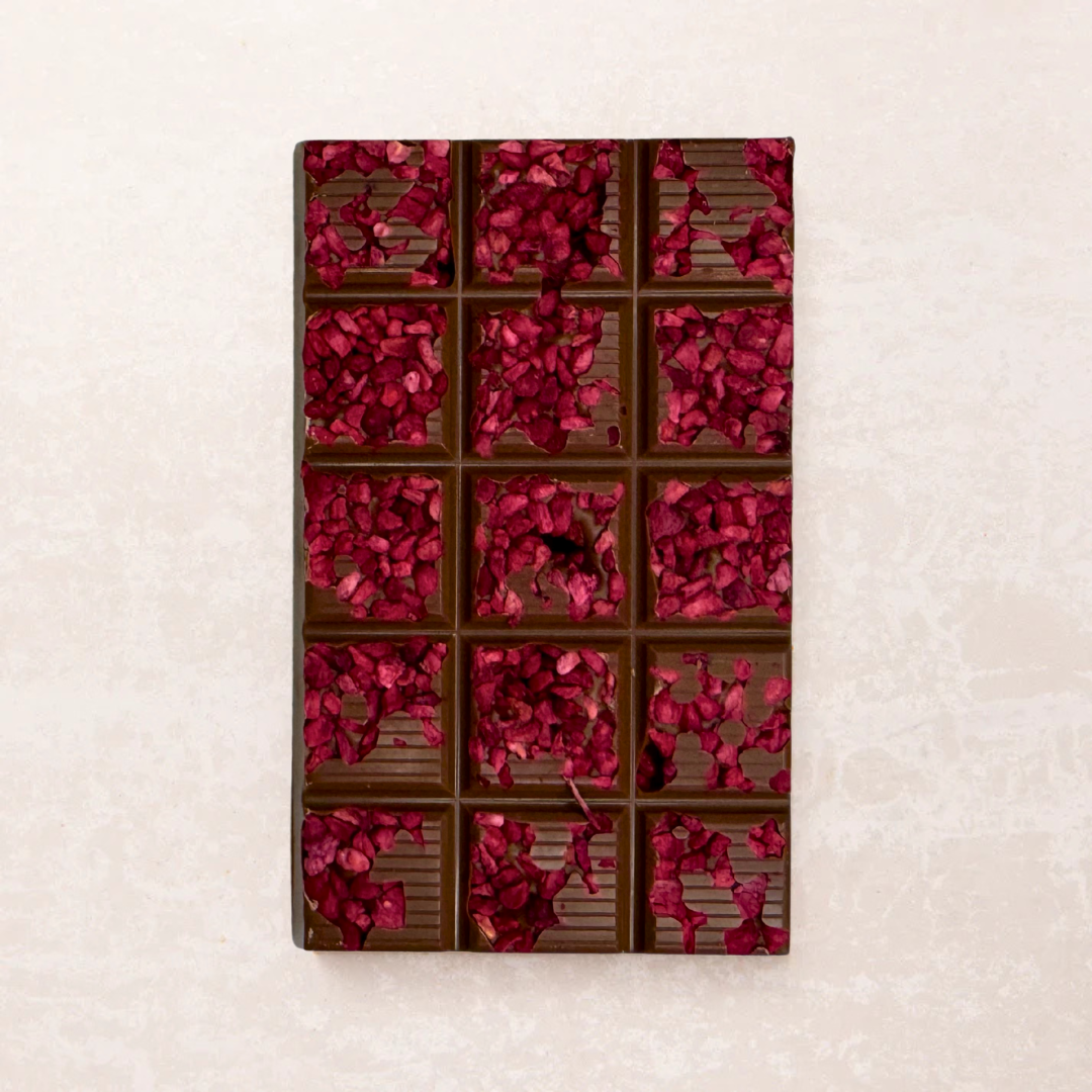Milk Chocolate Raspberry Block – Bracegirdle's House Of Fine Chocolate